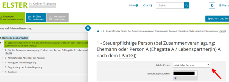 Anleitung: Fristverlängerung für Steuererklärung in Elster beantragen
